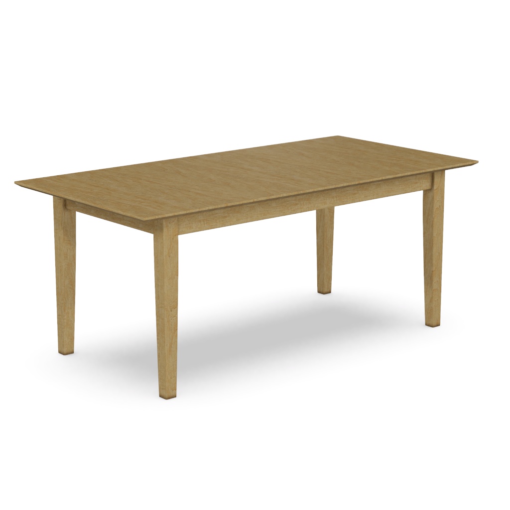36 x 60 Butterfly Leaf Extension Table w 30 H Shaker Legs John Thomas Furniture