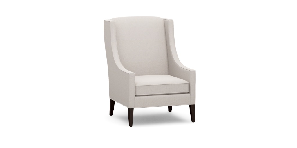 Timlyn Wing Chair Curved Back Wing Chair Ethan Allen
