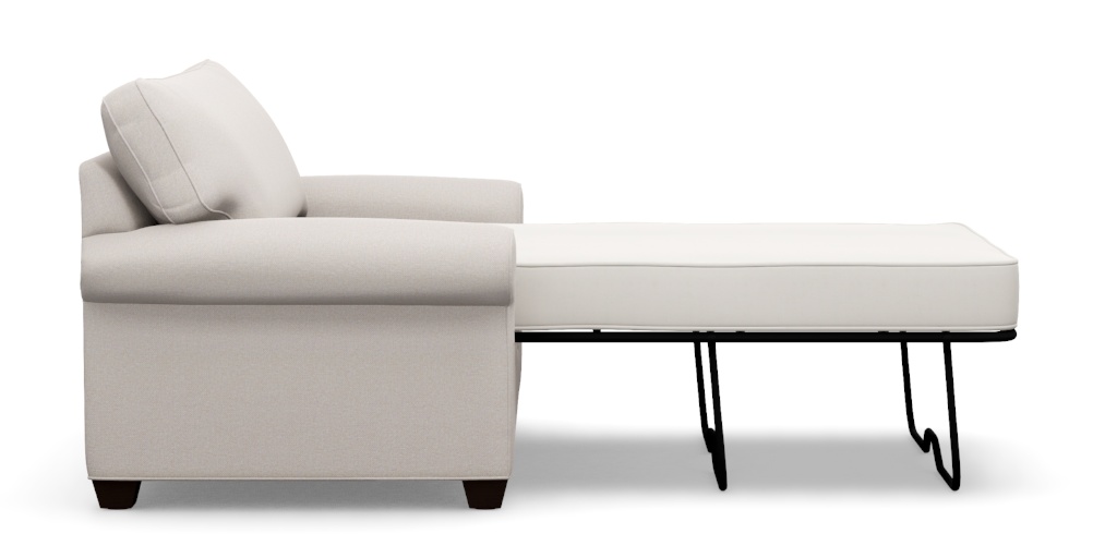 Bennett Roll Arm Chair And A Half Twin Sleeper 62 W x 37 D x 37 H by Ethan Allen