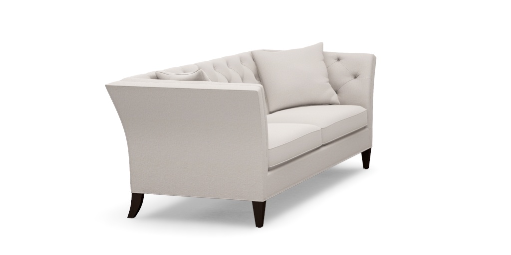 Ethan allen tufted sofa store