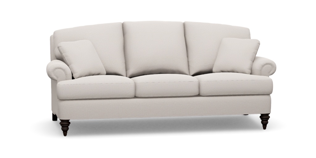 Ethan allen white sofa store