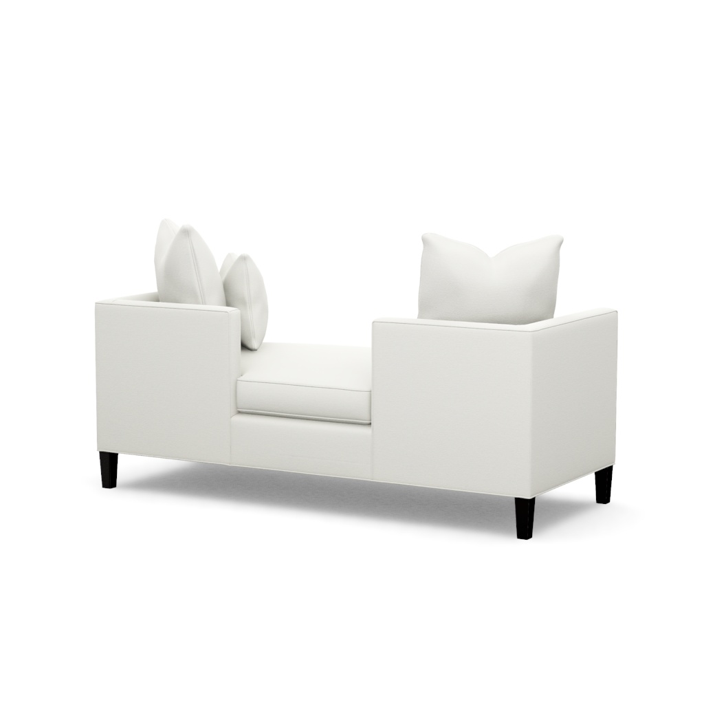 backless settee bench